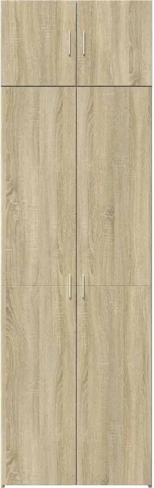 Úzká úložná dub sonoma 70x42,5x225 cm kompozitní dřevo 3281331