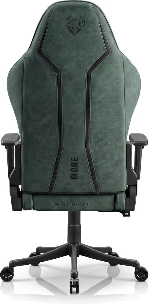 Látková herní židle černý-zelený Small Size: Diablo X-One 2.0 Forest Green