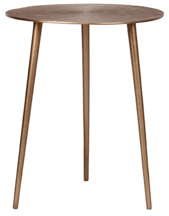 LABEL51 Odkládací stolek NOBBY 40cm zlatý IV-52.023