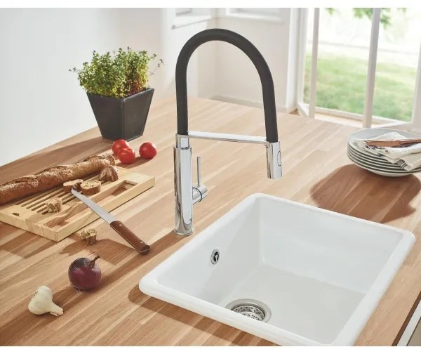GROHE 31491000 - Dřezová baterie CONCETTO s profesionální sprchou lesklý chrom