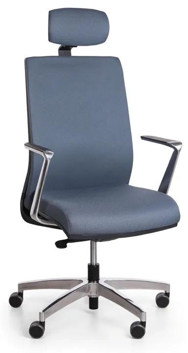 Antares Kancelářská židle TITAN s opěrkou hlavy, hnědá