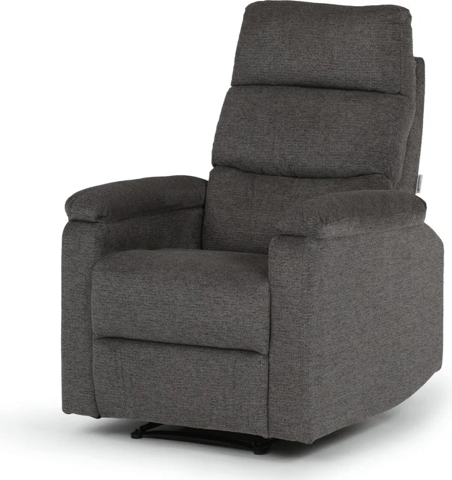 Sedací souprava, polohovací, šedá, látka, ASD-C5980 GREY2