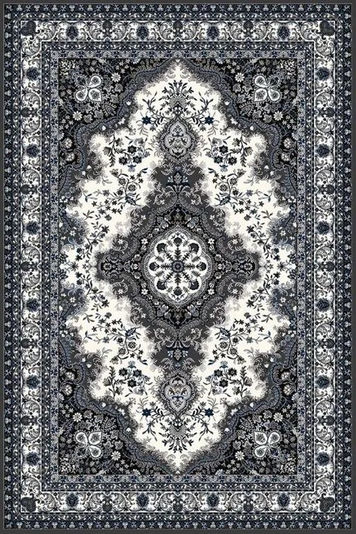 Kusový koberec vlněný Agnella Isfahan Almas šedý Rozměr: 200x300 cm