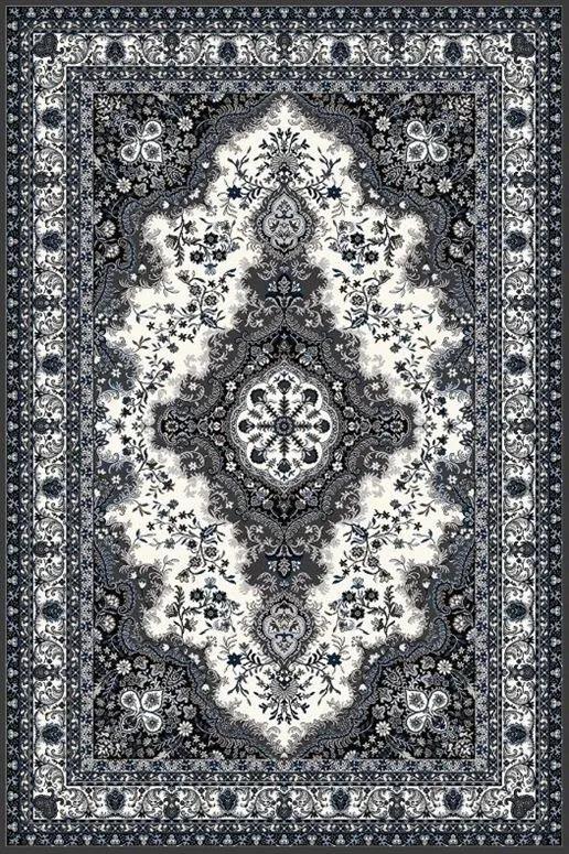 Kusový koberec vlněný Agnella Isfahan Almas šedý Rozměr: 240x340 cm