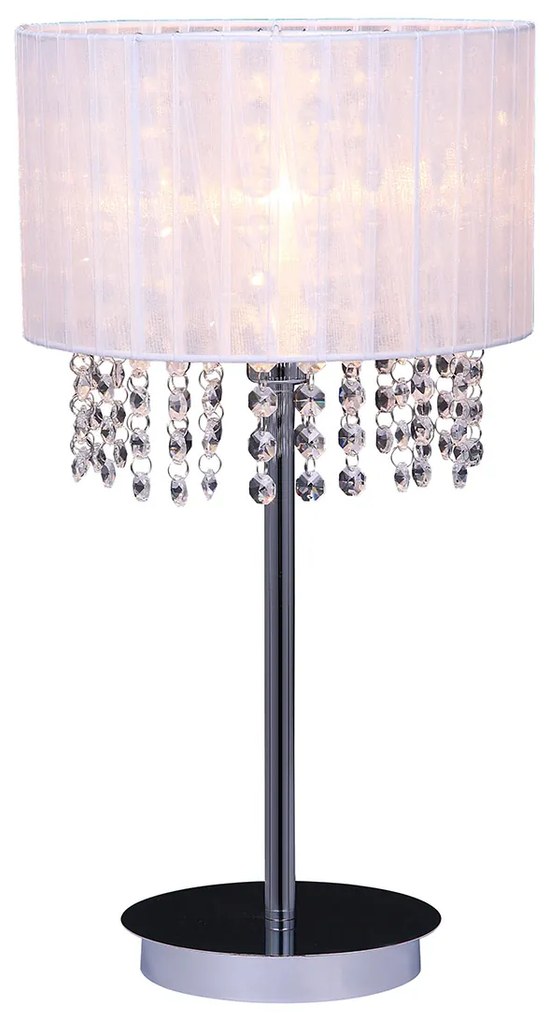 MTM1953 / 1 WH ITALUX Astra WH glamour křišťálové stolní svítidlo 1x40W E14 IP20 Stolní lampy