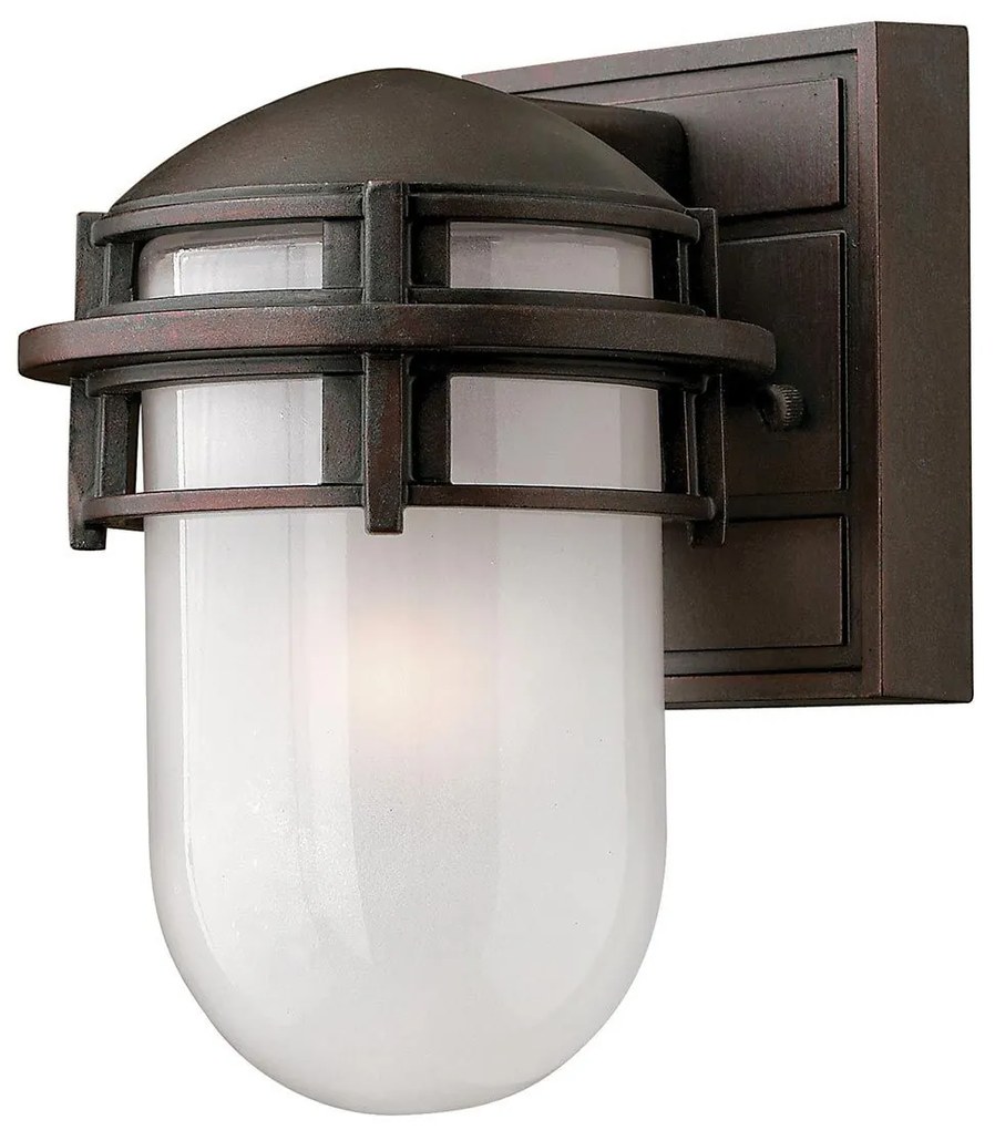 Elstead Retro nástěnná lampa Hinkley REEF-SM-VZ/hnědá barva/IP44