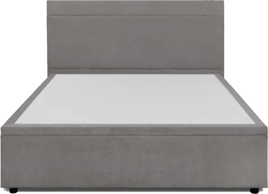 Postel Fro Pik 160x200 s roštem, úložným prostorem Mono 246, šedá