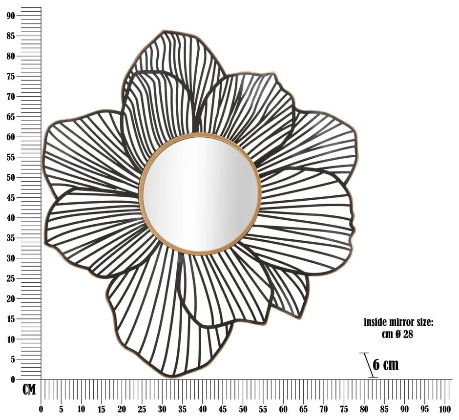 Nástěnné zrcadlo 79x86.5 cm Osaka – Mauro Ferretti