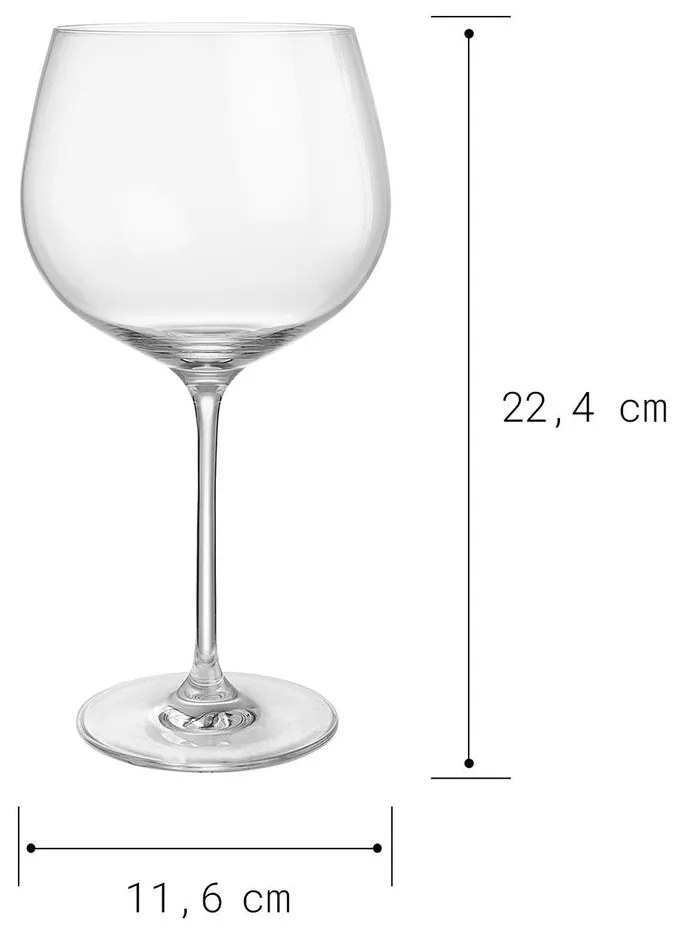 GIN LOVERS Sklenice na gin s tonikem 780 ml