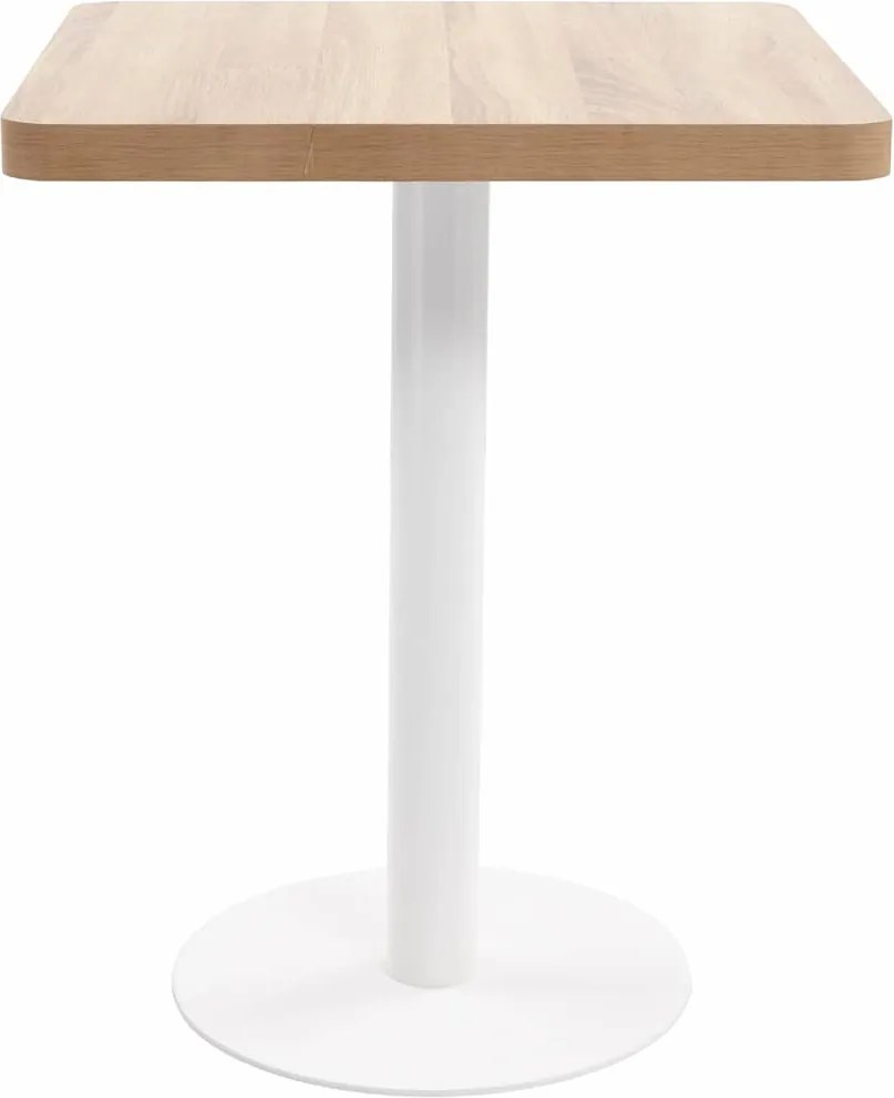 Bistro stolek světle hnědý 60 x 60 cm MDF 286429