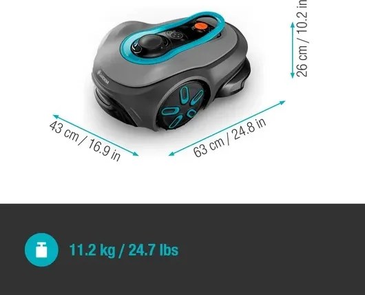 Gardena smart SILENO free - robotická sekačka na 1200 m²