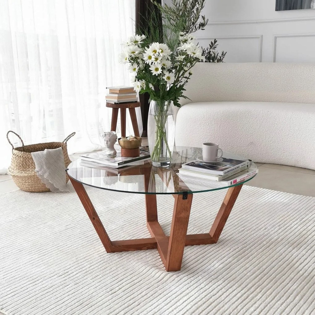 Konferenční stolek Lotus Wooden