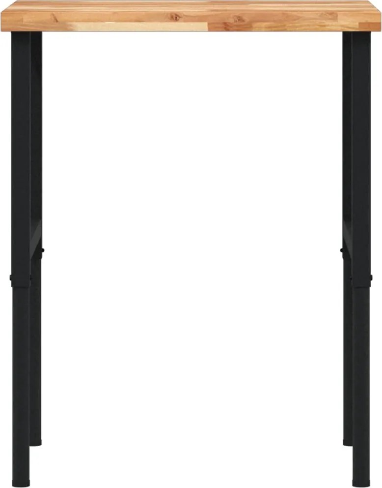 Pracovní stůl 80 x 60 x (73–99,5) cm masivní akácie obdélníkový 3309692