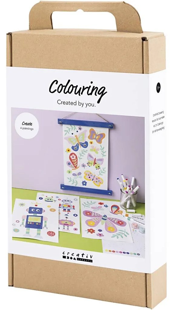 Creativ Company Kreativní sada Craft Kit Colouring Butterfly & Robot