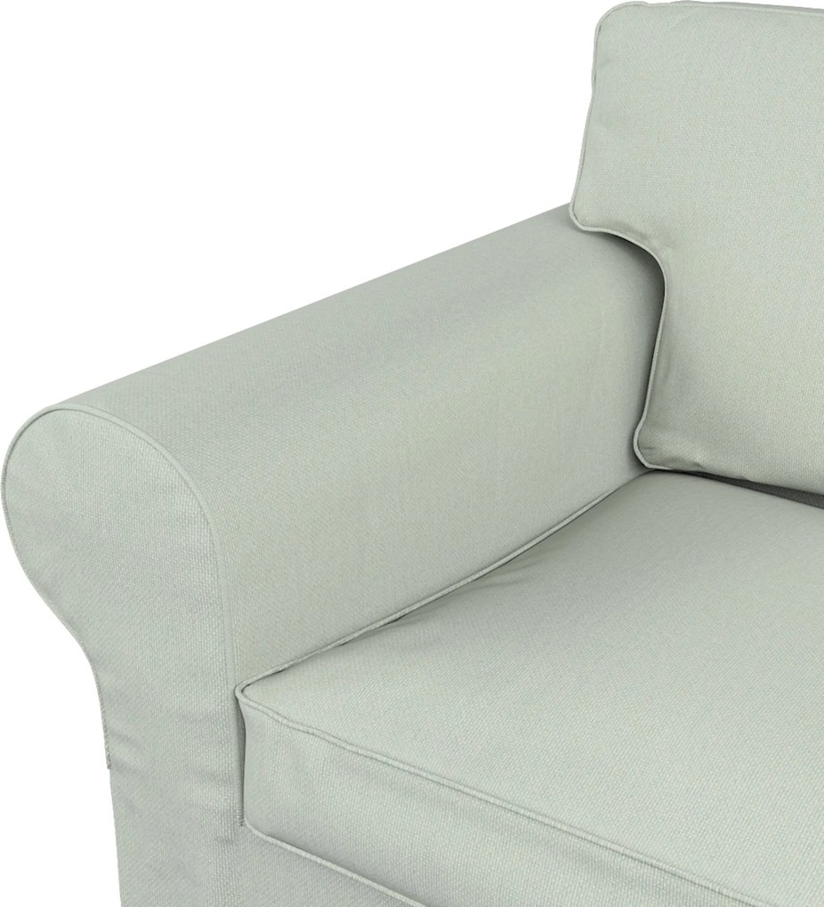 Potah na pohovku IKEA Ektorp 2-místná, nerozkládací barva modrá látka pletený vzor