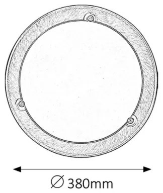 Rabalux 5233 - Stropní svítidlo UFO 2xE27/60W/230V