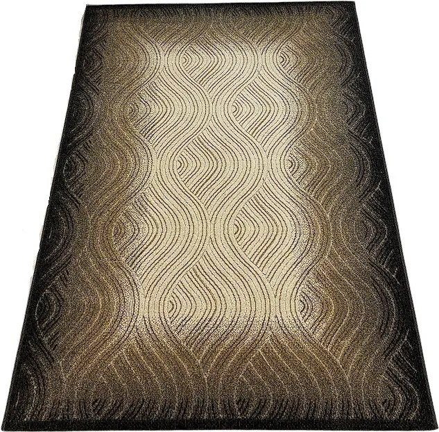 HU Béžový, hnědý moderní koberec Lagos 29-Beige Rozměr: 60x100 cm