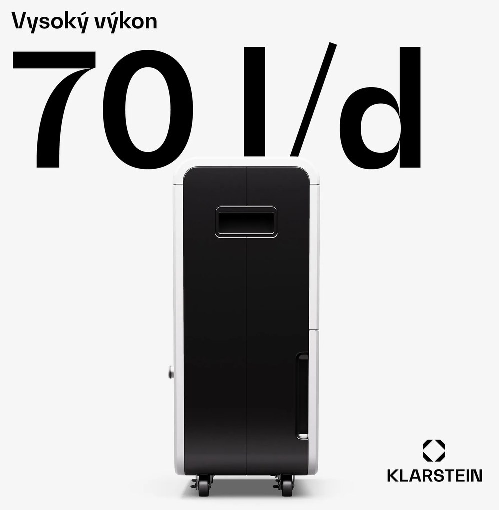 Klarstein DryFy Grand Smart 70, odvlhčovač, WiFi, kompresní, 70 l/24 h, 60-90 m²