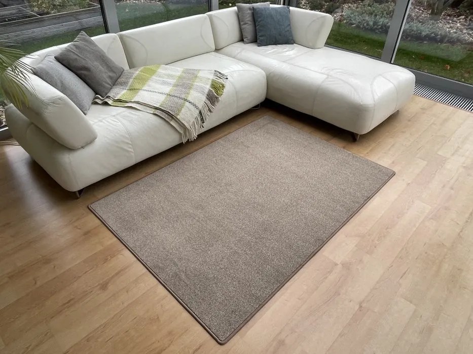 Vopi | Kusový koberec Matera hnědý - 133 x 165 cm