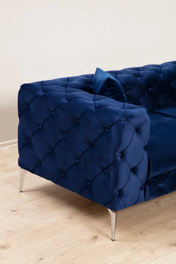 Atelier del Sofa 2-místná pohovka Como - Navy Blue, Modrá