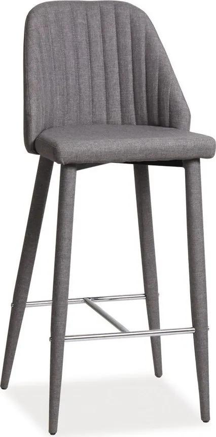 Casarredo Barová židle JOKO šedá