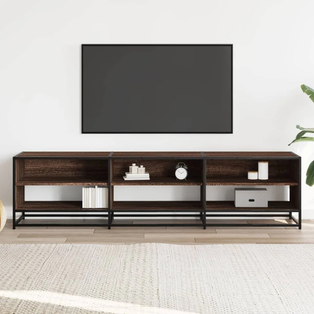 TV skříňka hnědý dub 180 x 40 x 46 cm kompozitní dřevo 3300809