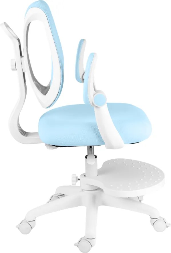 Dětská rostoucí židle Neoseat JUNI 022 — látka, pratelný potah, modrá