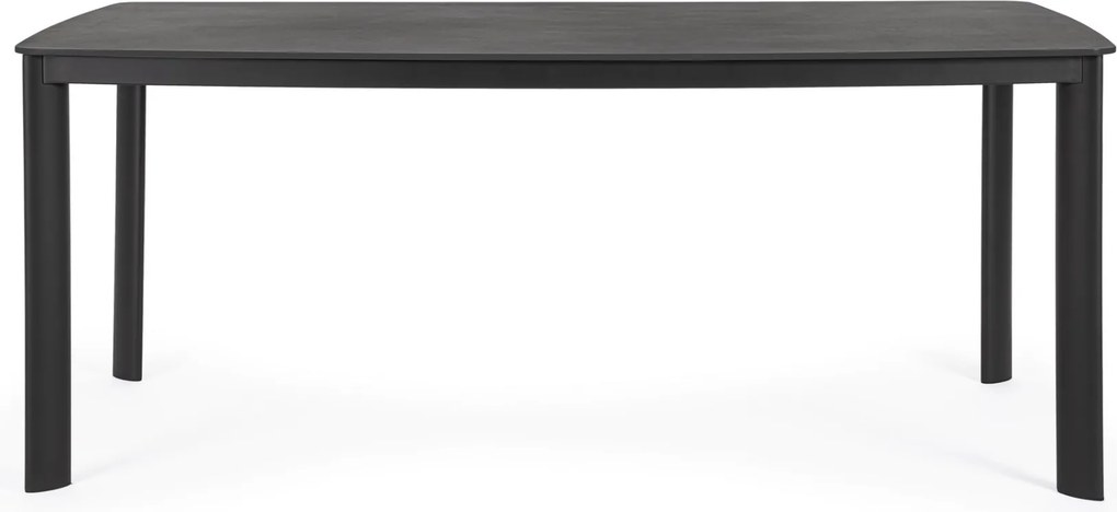 BIZZOTTO Zahradní jídelní stůl ALCORA 180x90 cm černý