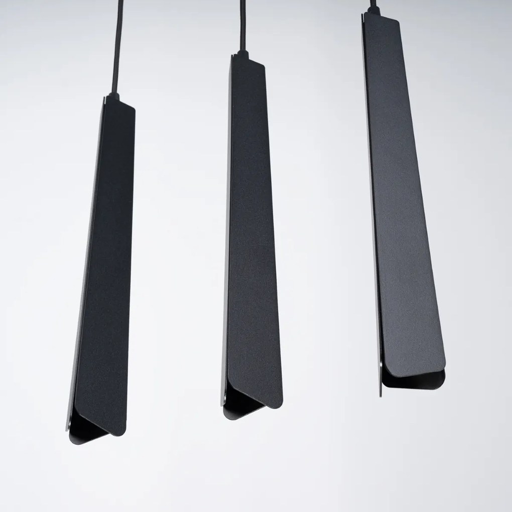 Sollux Lighting Závěsná lampa PRYSM 3L černá