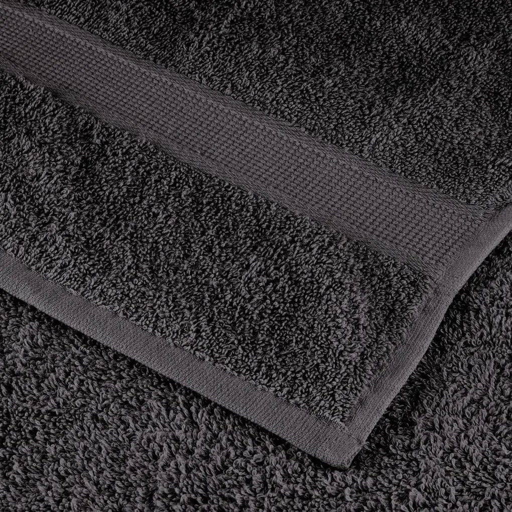 Prémiové ručníky do sprchy SOLUND 2 ks antracitové 70x140 cm 600 g/m² 137160