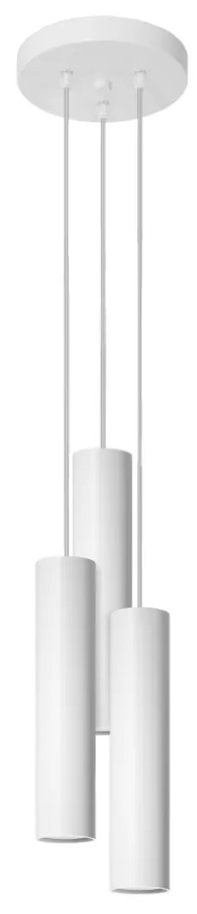 Sollux Lighting Závěsné svítidlo LAGOS 3P bílé