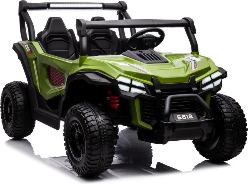 LEAN CARS Elektrické autíčko S618 zelené 4x4