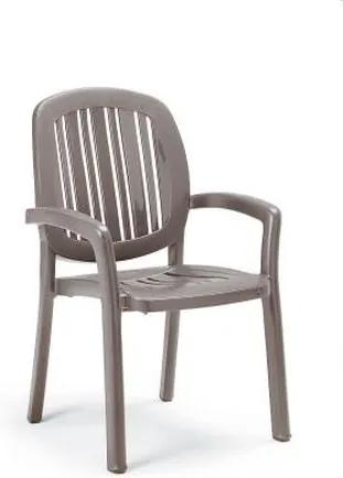Zahradní židle Ponza, plast, 60x58x90cm