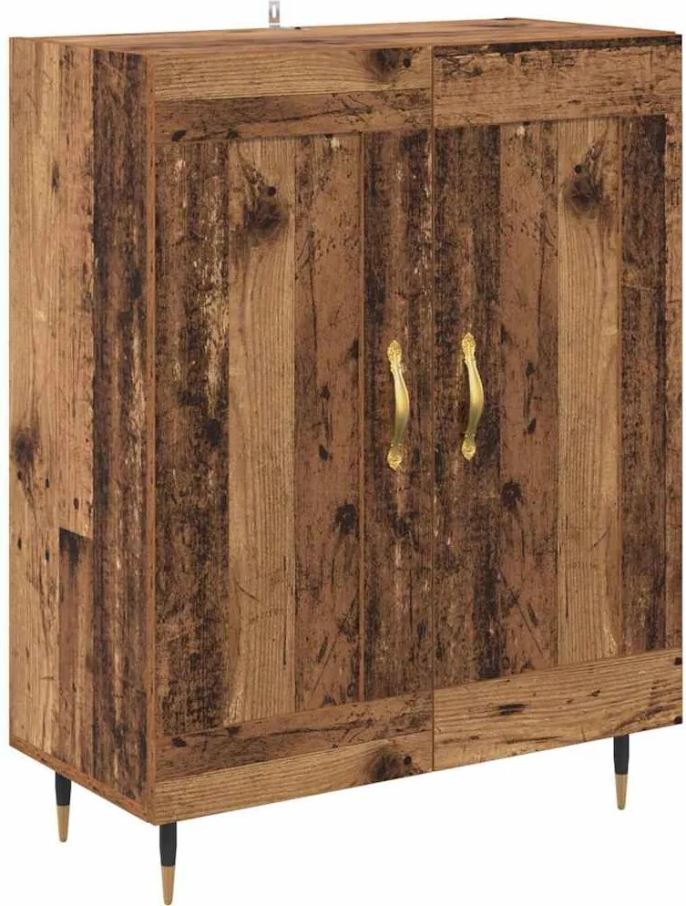 Vysoký bufet Staré dřevo 69,5 x 34 x 90 cm Kompozitní dřevo 3402739