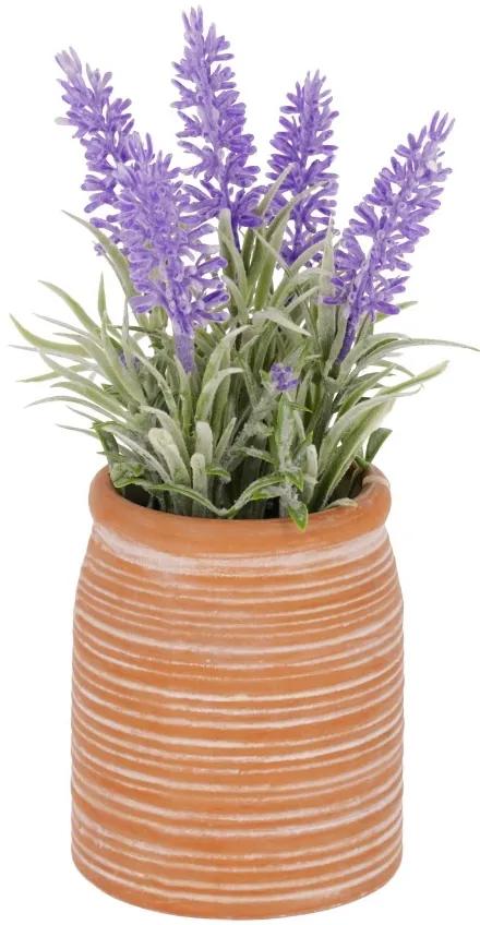 VÝPRODEJ až -70 % Umělá květina Kave Home Lavender 22 cm