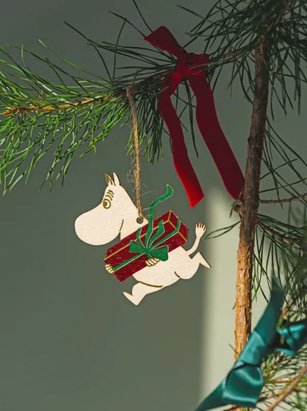Vánoční dekorace Moomin, překližka