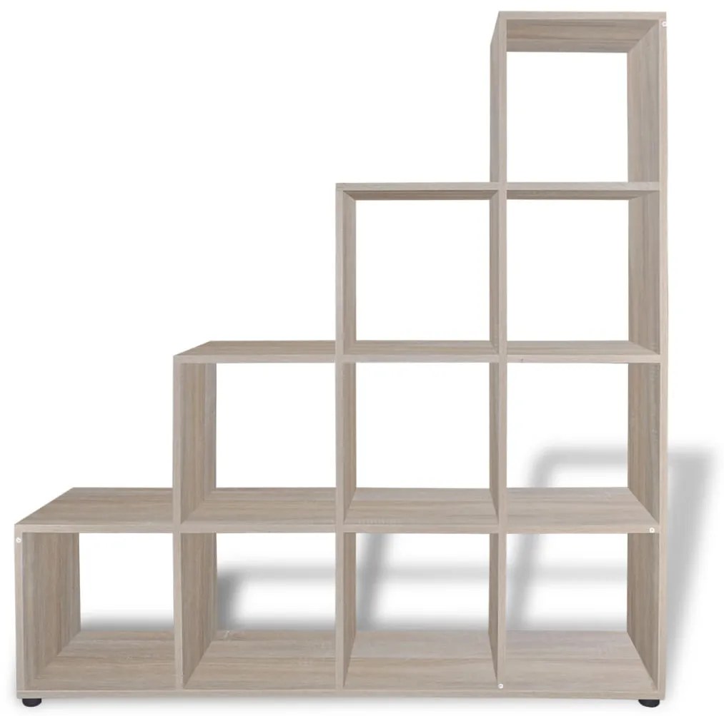 vidaXL 242551 Marketos Staircase Bookcase/Display Shelf 142 cm Oak