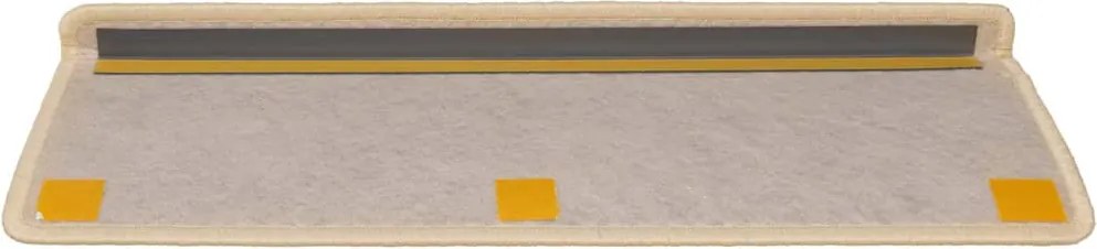 Samolepící nášlapy na schody vzhled sisal 15 ks 65x21x4 cm Berber 326893