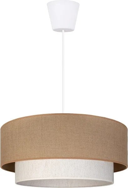 BRILAGI - LED Lustr na lanku BOHO ECO 1xE27/10W/230V pr. 40 cm béžová/krémová