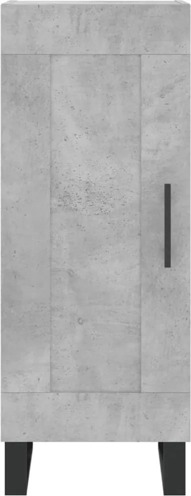 Skříň highboard betonově šedá 34,5x34x180 cm kompozitní dřevo 3199133