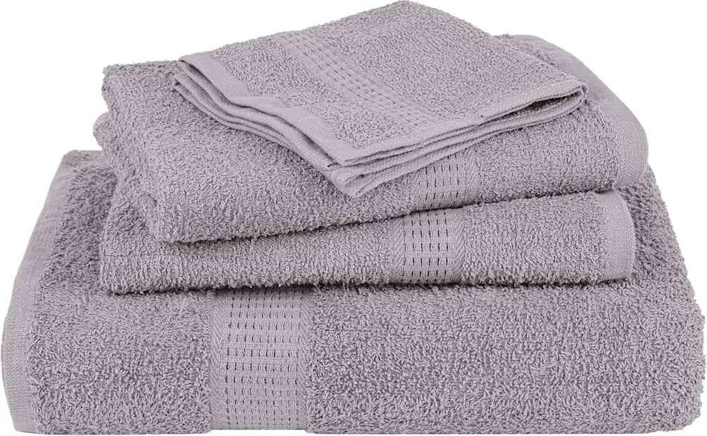 Ručníky pro hosty FROGN 4 ks šedé 30x50 cm 360 g/m² 136828