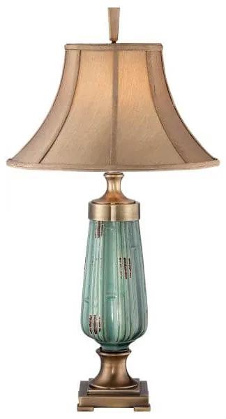 Luxusní zelená stolní lampa MONTEVERDE