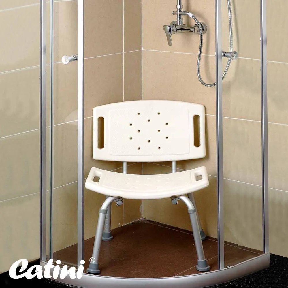 Výškově nastavitelná sprchová židle s opěradlem ERIKA - 3683
