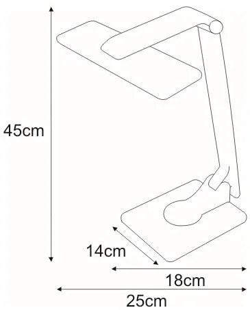 Stolní lampa K-BL1203 BÍLÁ z řady MIRO