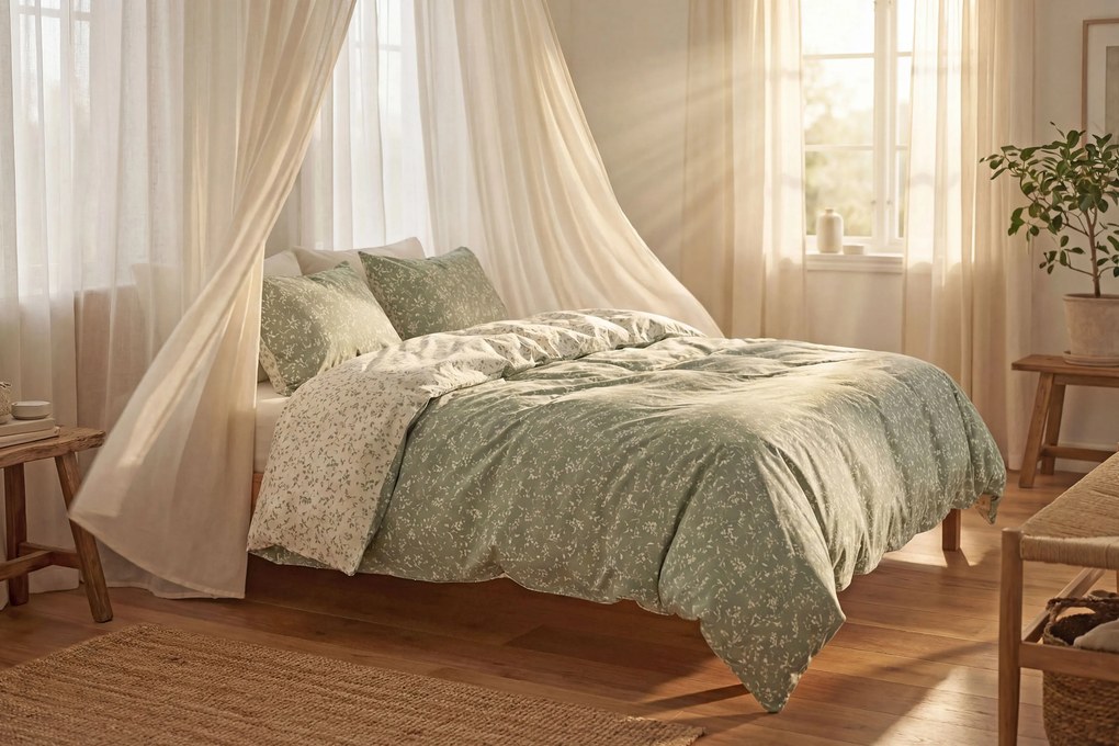 Bavlněné prodloužené povlečení Florina - duo - nové Velikost: 140 x 220 + 70 x 90
