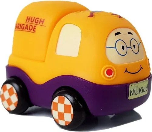 LEAN Toys Sada autíček, policie a sanitka, pro miminka s pohonem, 4 ks