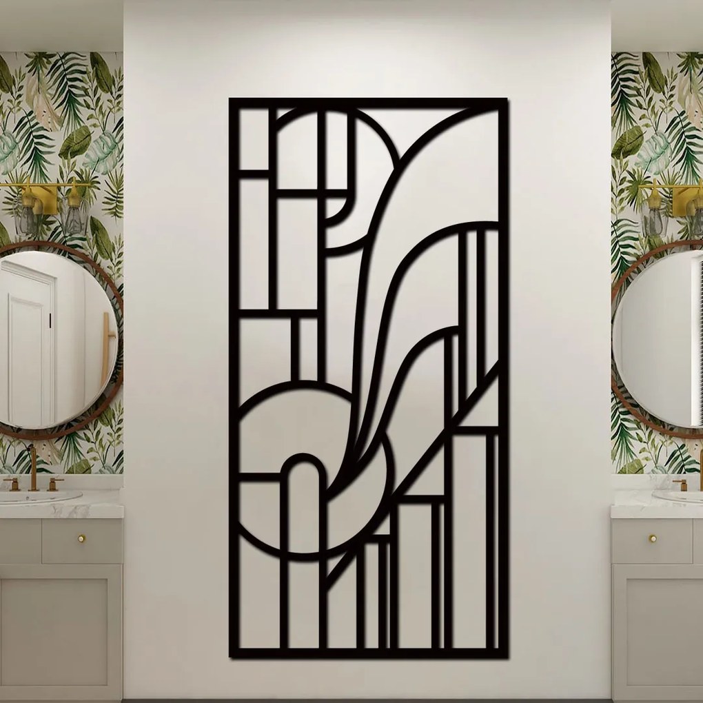 dřevo života Dřevěný panel na zeď GATSBY II Zvolte rozměr (cm): 30x60, Zvolte barvu dekoru: Bílá