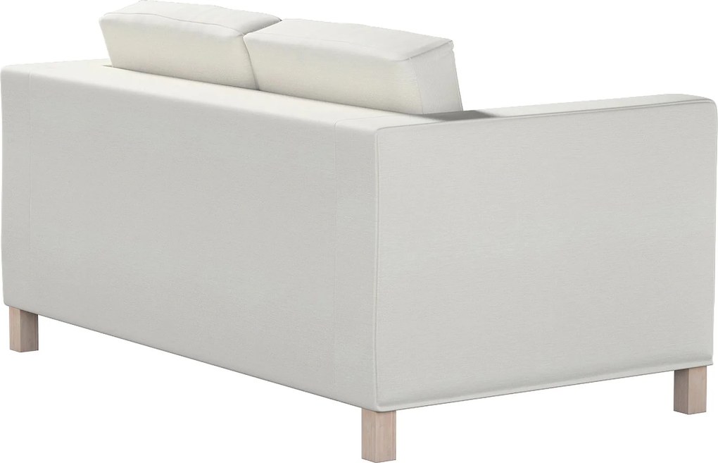 Potah na pohovku IKEA Karlanda 2-místná, krátký barva šedá látka lesklé, pletený vzor, sametová