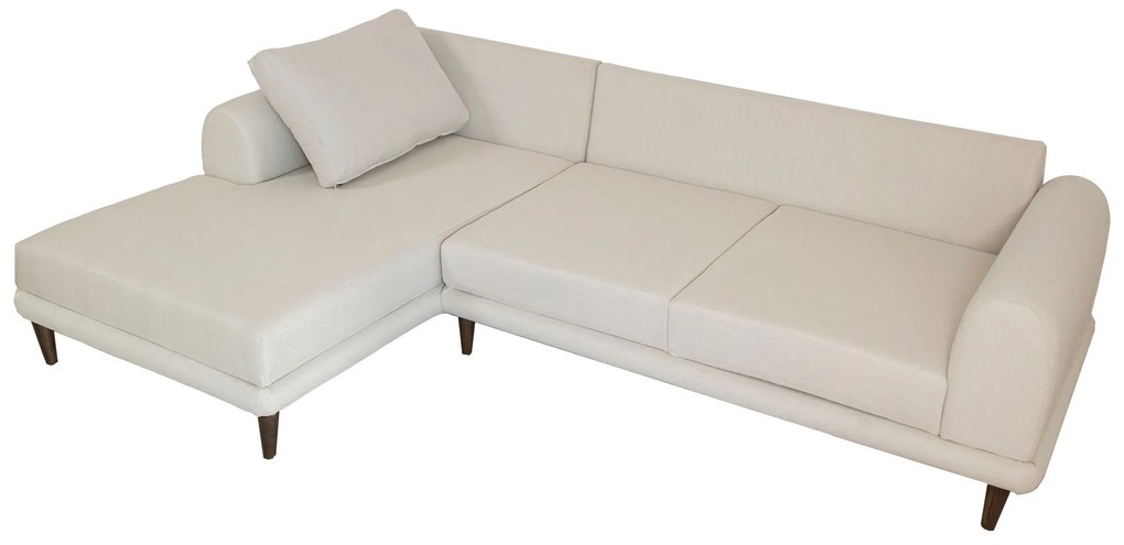 Haanah Home Čtyřmístná pohovka NERO světlá levá 250 cm