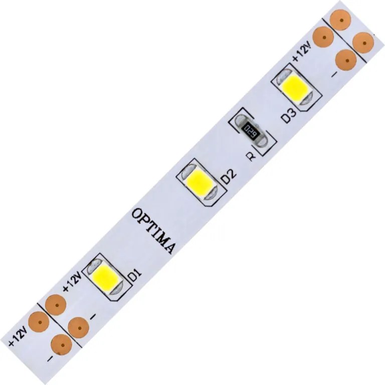 LED pásek 2835 (50m) 60 Optima WC 1200lm 14,4W 1,2A 12V (bílá studená)